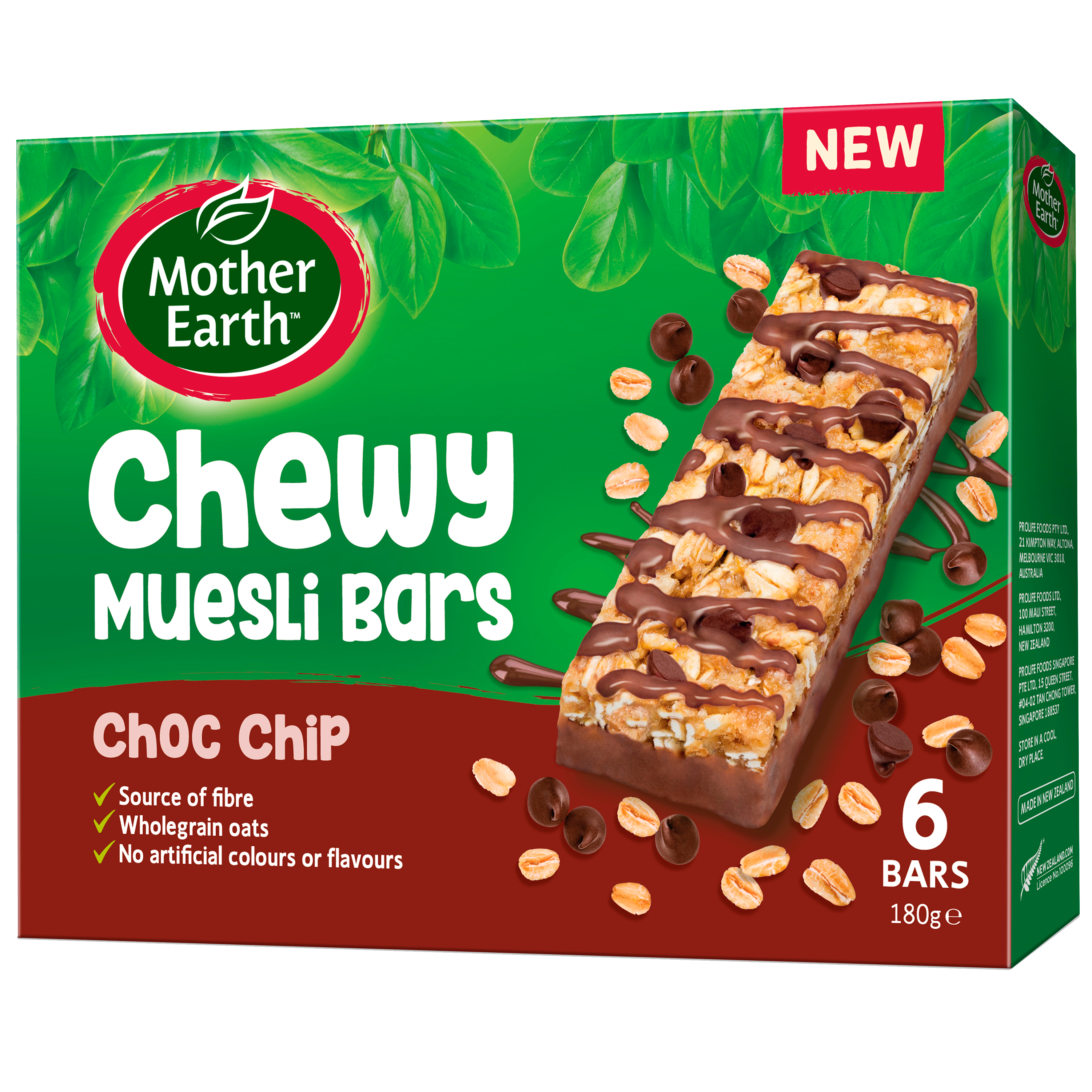 Choc Chip Chewy Muesli Bar